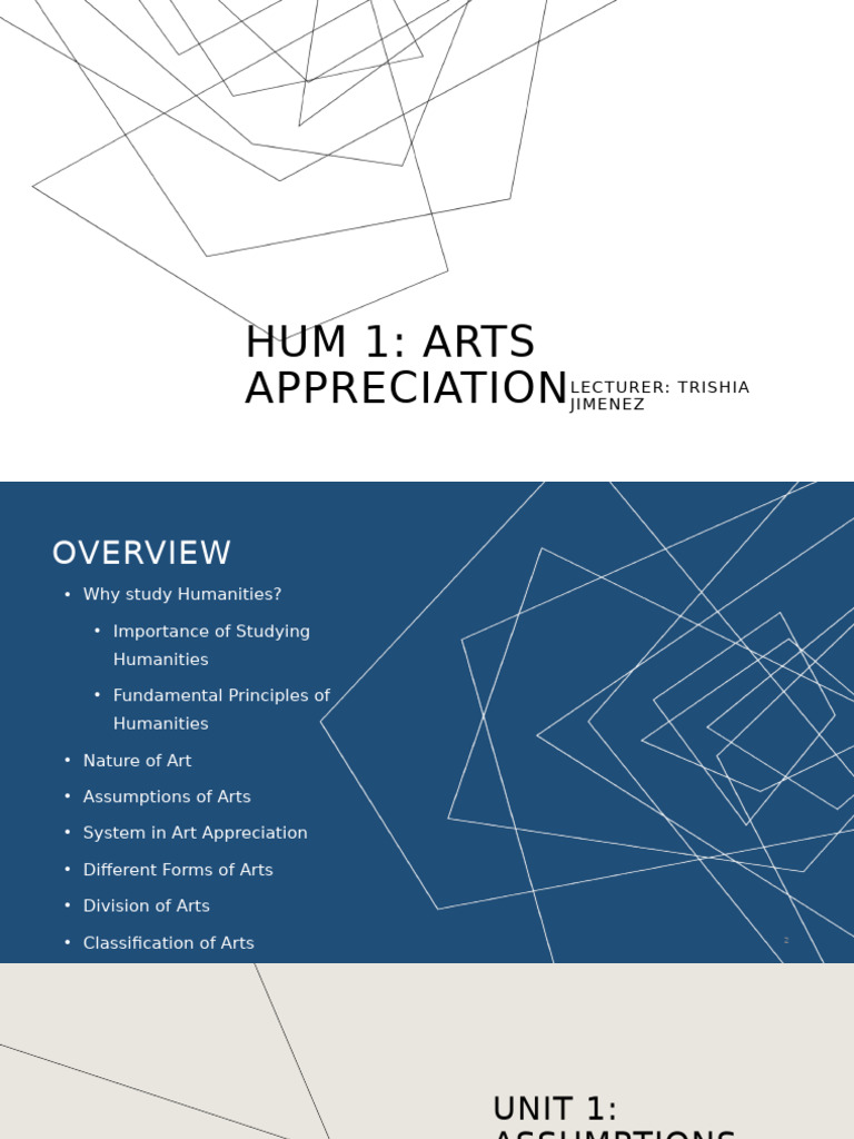 Hum 1_UNIT 1 | PDF | Beauty | Humanities