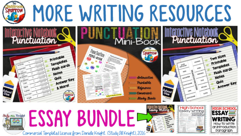 Punctuation & Essay Writing Tools | PDF