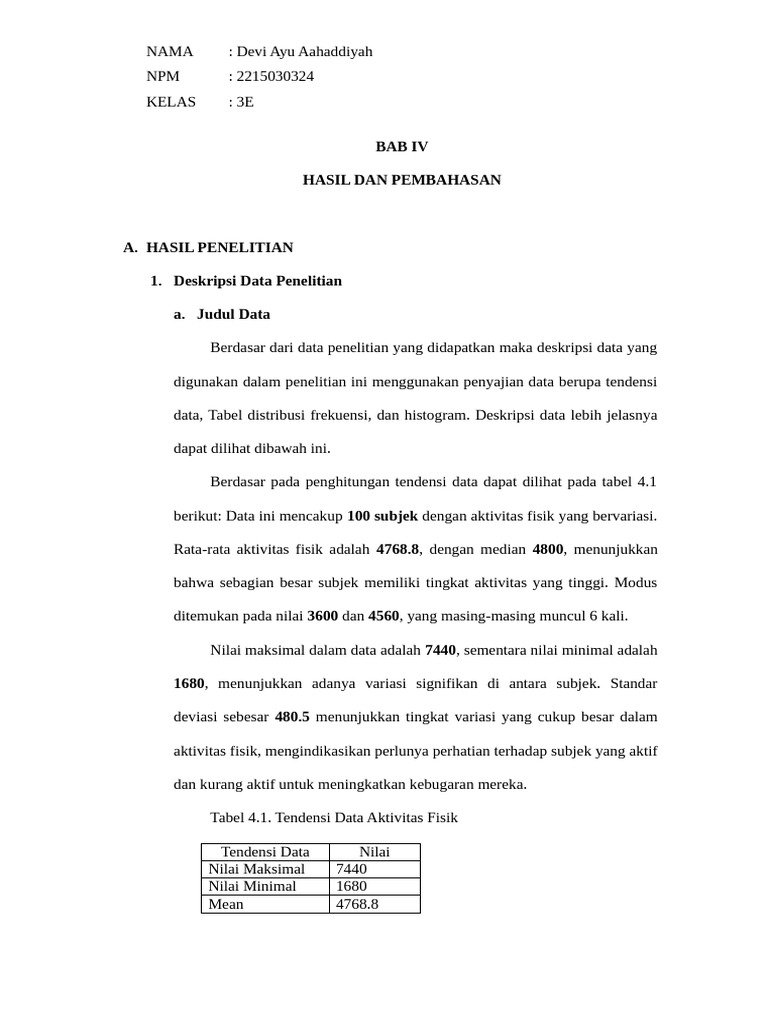 Format UTS Statistika 30 Okt | PDF