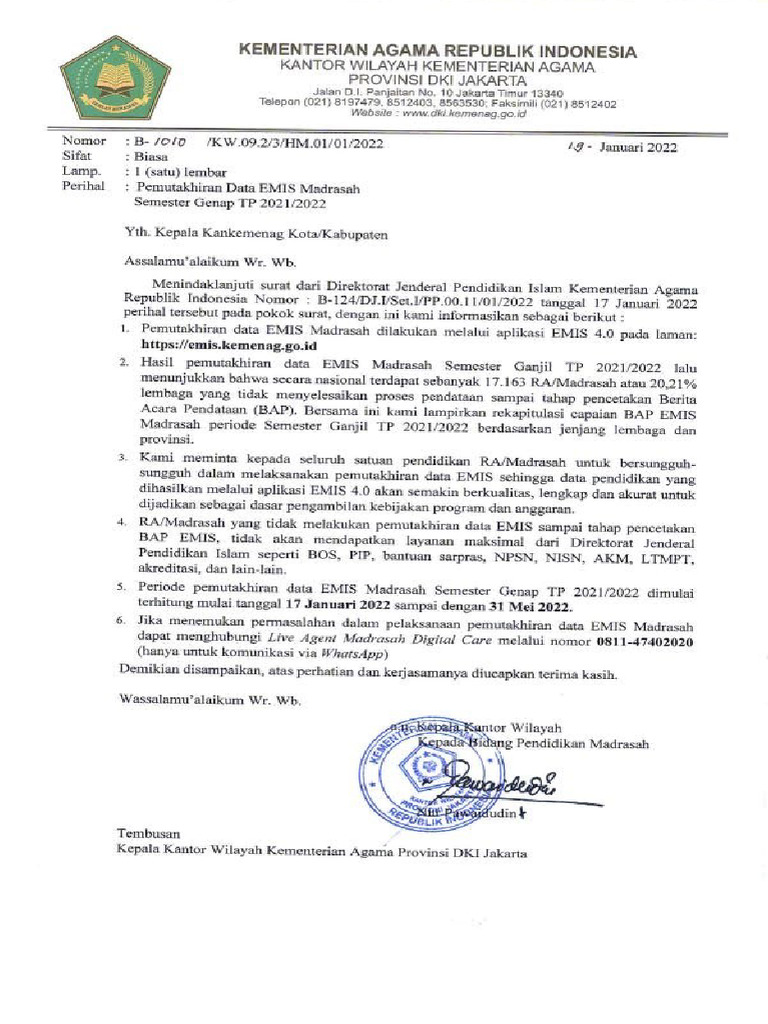 Emis SMT Genap 2021 - 2022 | PDF