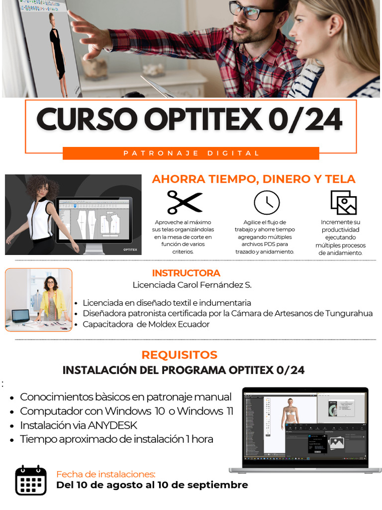 Detalles Del Curso Optitex 24 | PDF