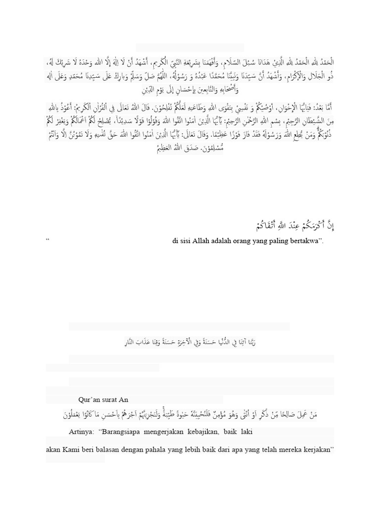 Khutbah Menggapai Hidup Bahagia | PDF