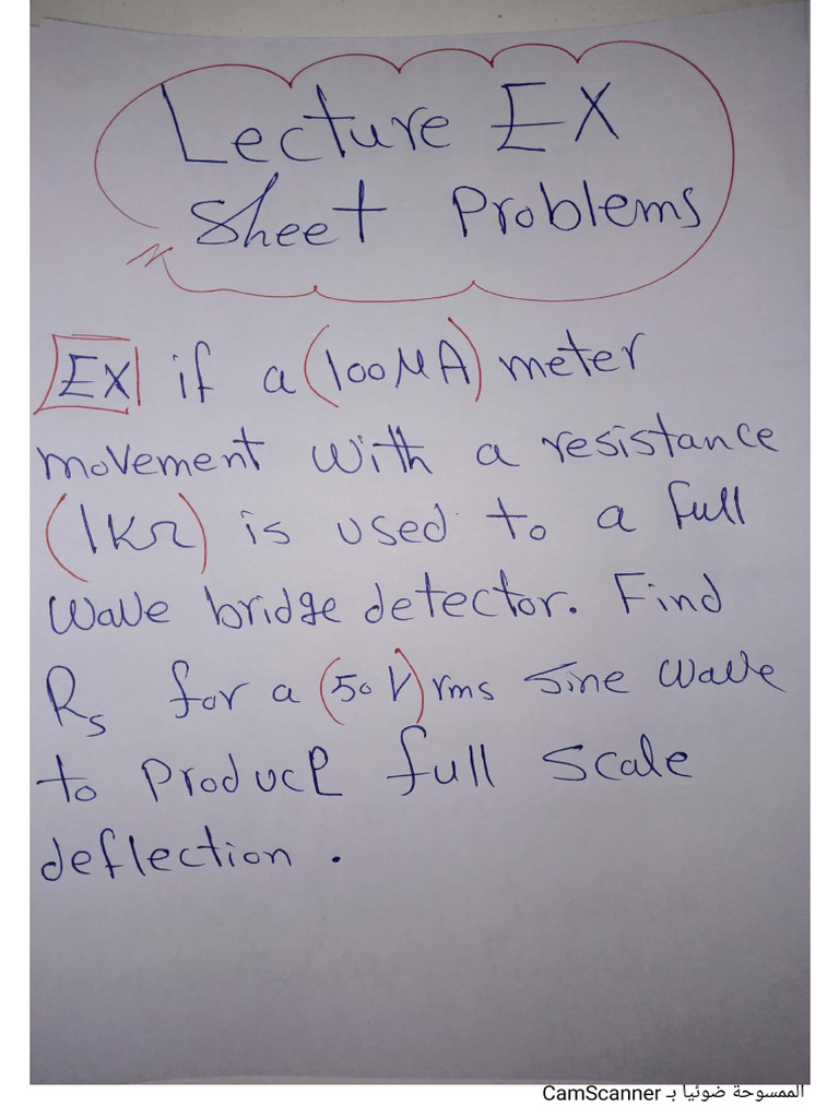 AC Measurements - Sheet | PDF