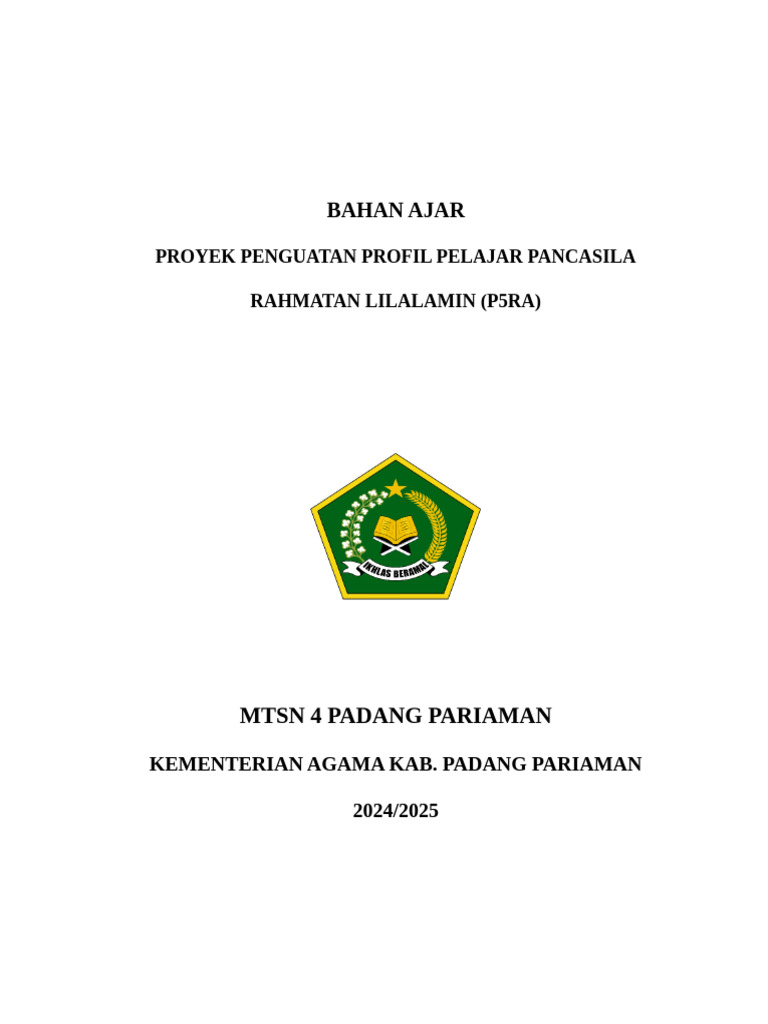 Materi P5RA | PDF