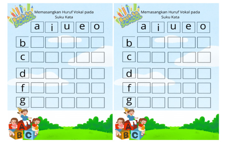 LKPD Suku Kata | PDF