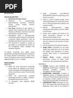 Guaiac Test Procedure and Guidelines | PDF | Human Feces | Epidemiology