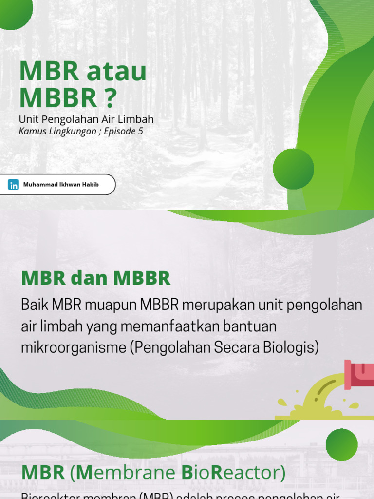 Kamus Lingkungan Episode 5 MBR Dan MBBR | PDF