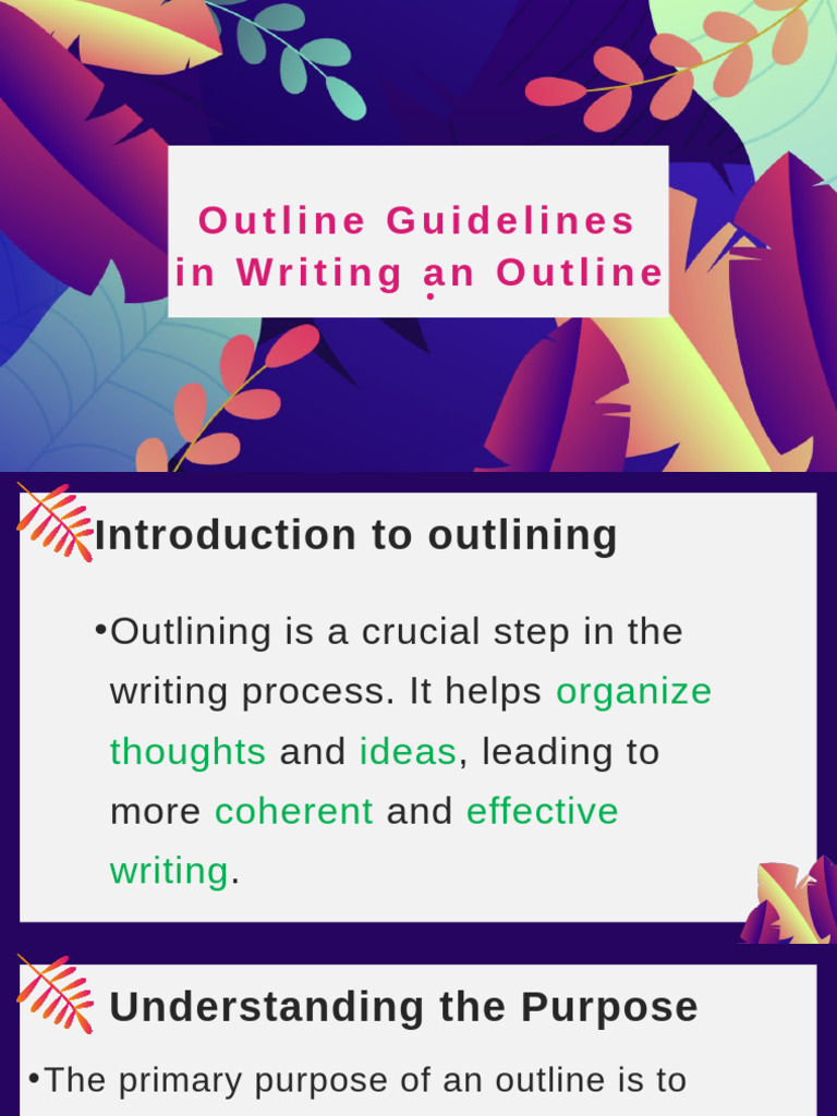 Writing an Effective Outline Guide | PDF | Brainstorming | Cognitive ...