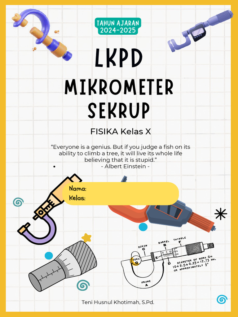 LKPD Fisika Kelas X Mikrometer Sekrup-Dikompresi-1 | PDF | Komputer