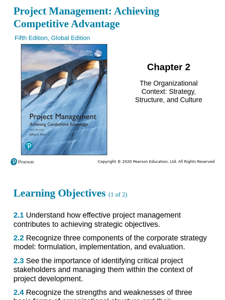 Project Management Week 2 | PDF | Strategic Management | Organizational Structure