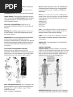 Anatomy and Physiology-Lecture Notes | PDF | Bone | Anatomical Terms Of ...