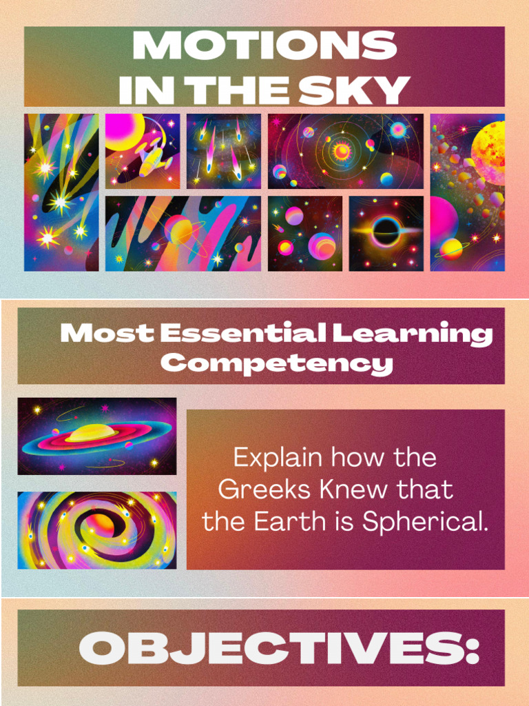 Motion in The Sky | PDF