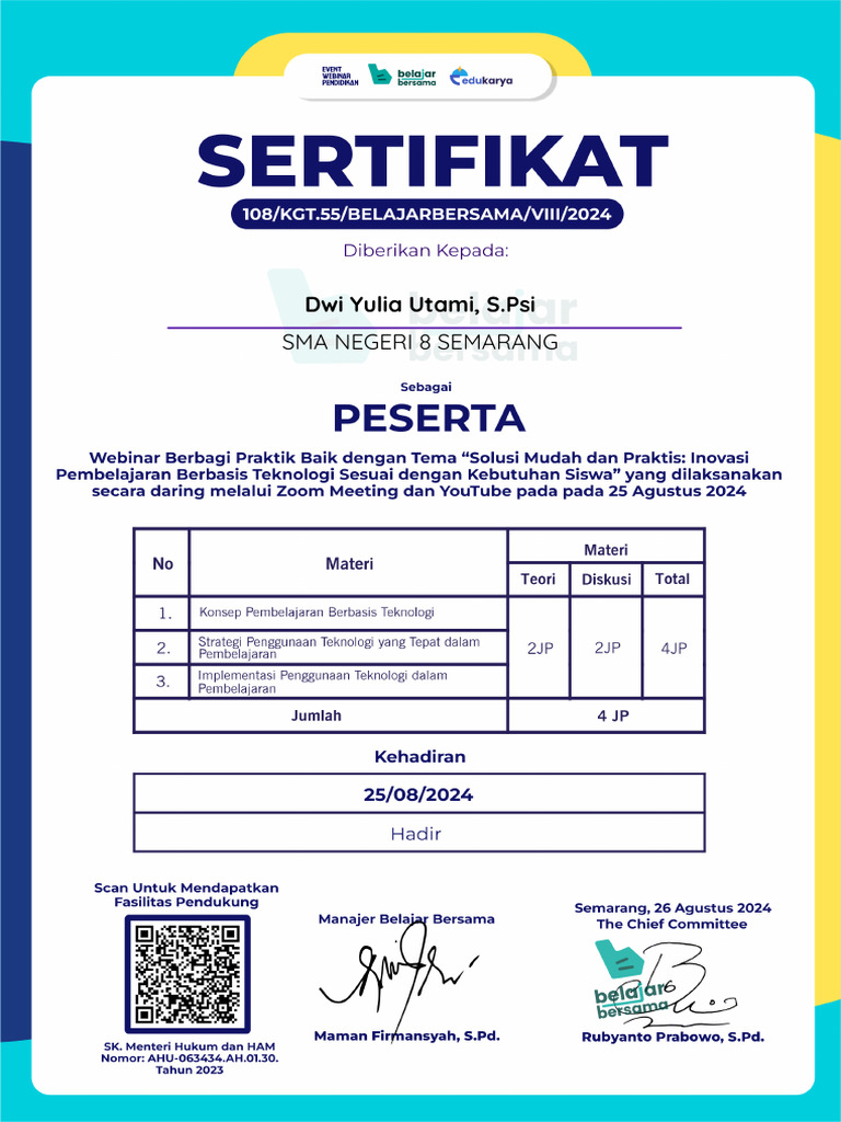 Sertifikat Acc 1 | PDF