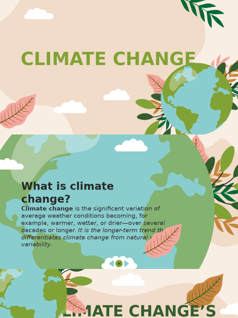 Social Issues Thesis - Climate Change XL by Slidesgo | PDF | Planets ...