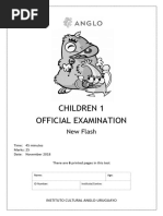 Playgroup Monthly & Final Exam Papers | PDF