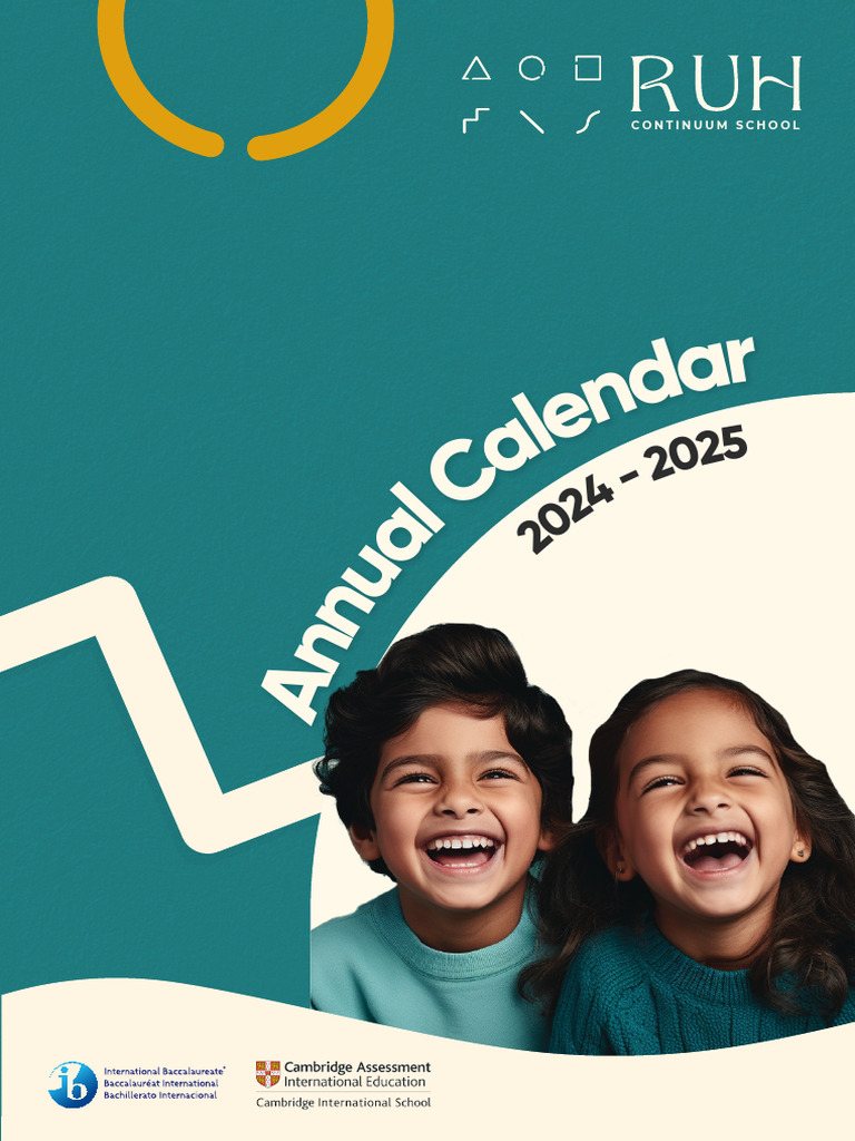 Ruh Continuum School Academic Calendar 2025 | PDF