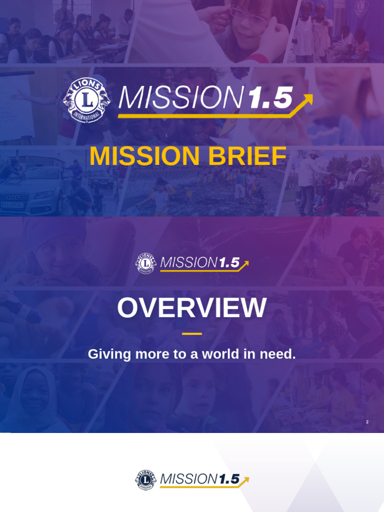 Mission Brief Presentation - en | PDF | Mentorship | Leadership