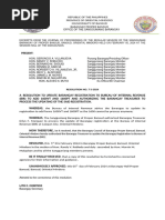 Annex J: Sanggunian Resolution Approving Accreditation | PDF | Local ...