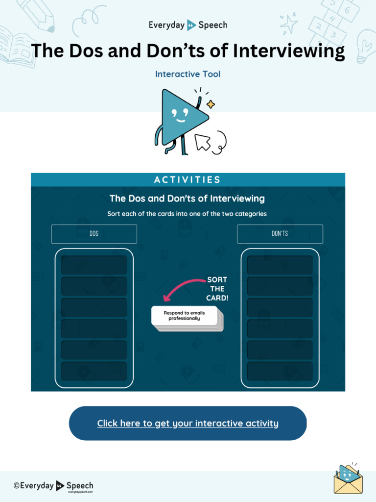 Interactive Interview Activity | PDF | Self-Improvement