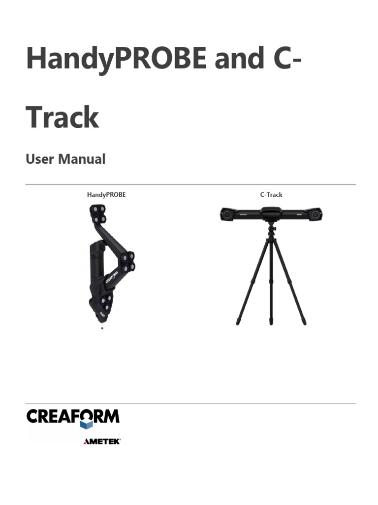 HandyPROBE C-Track User Manual | PDF | Calibration | Solid State Drive