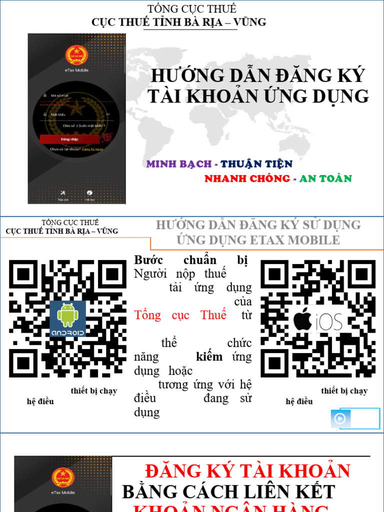 Huong Dan Dang Ky Etax Mobile | PDF