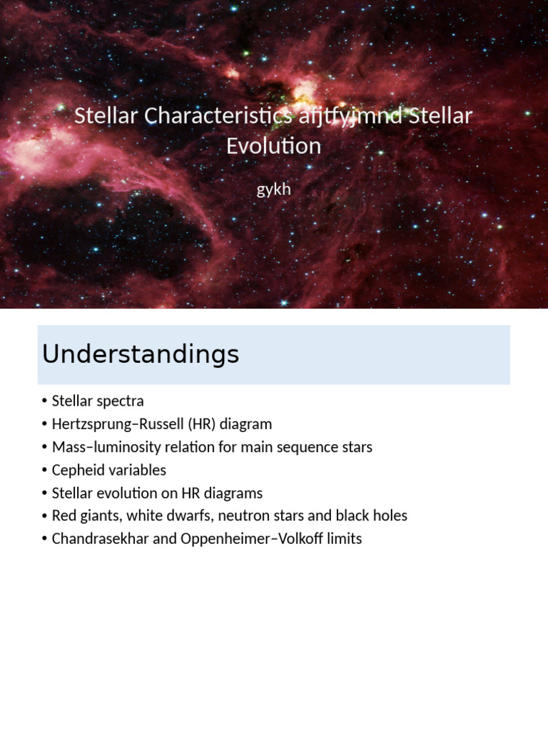 Stellar Evolution and HR Diagrams | PDF | Stars | Nuclear Fusion