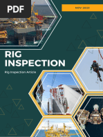 Drilling Rigs Inspection Checklist | PDF | Drilling Rig | Personal Protective Equipment