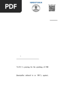 Original Draft of Quashing Petition Under Section 482 of CRPC | PDF ...