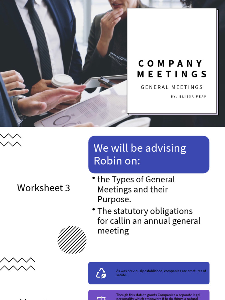 Company Meetings: Types and Procedures | PDF | Proxy Voting | Public Law