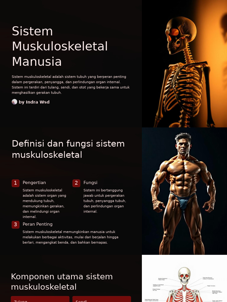 Definisi dan Fungsi Sistem Muskuloskeletal | PDF | Kesehatan Holistik ...