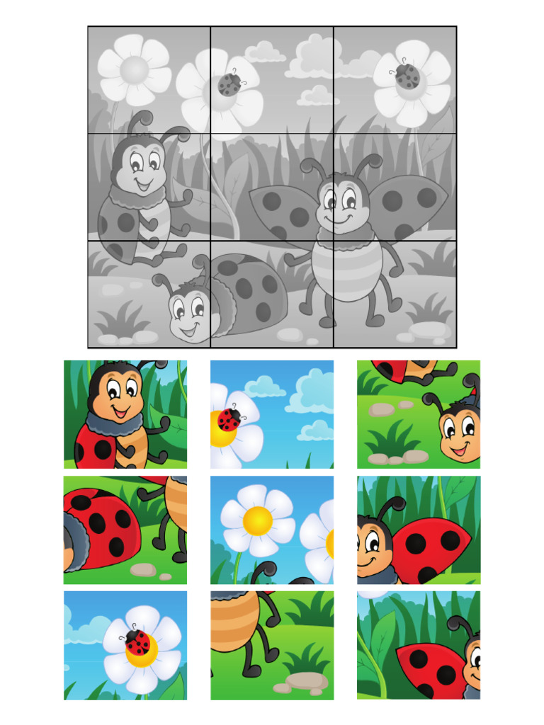 Spring Puzzle Worksheet | PDF