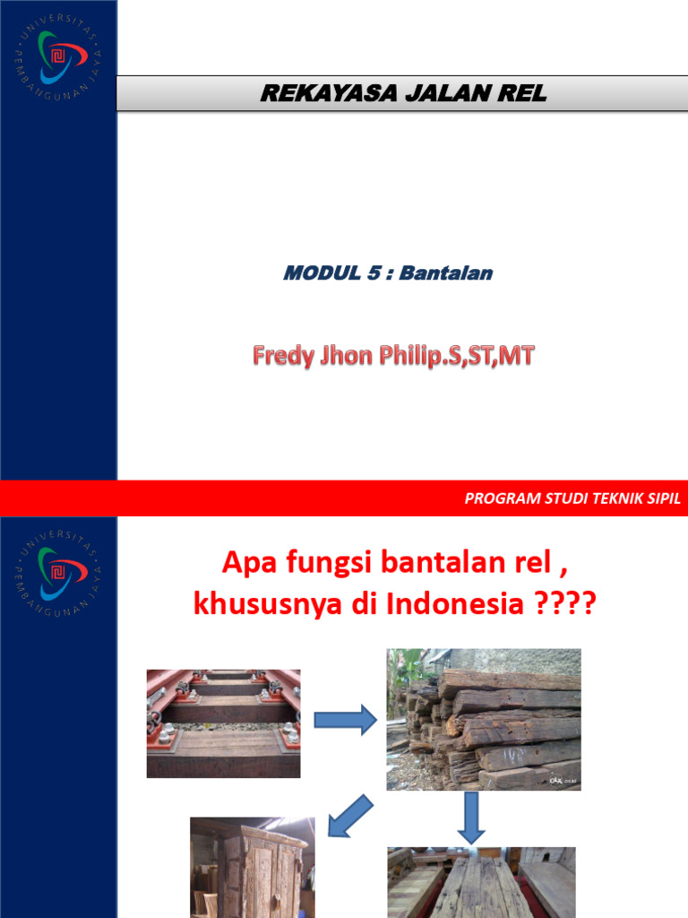 Kayu Bekas untuk Bantalan Rel Kereta | PDF