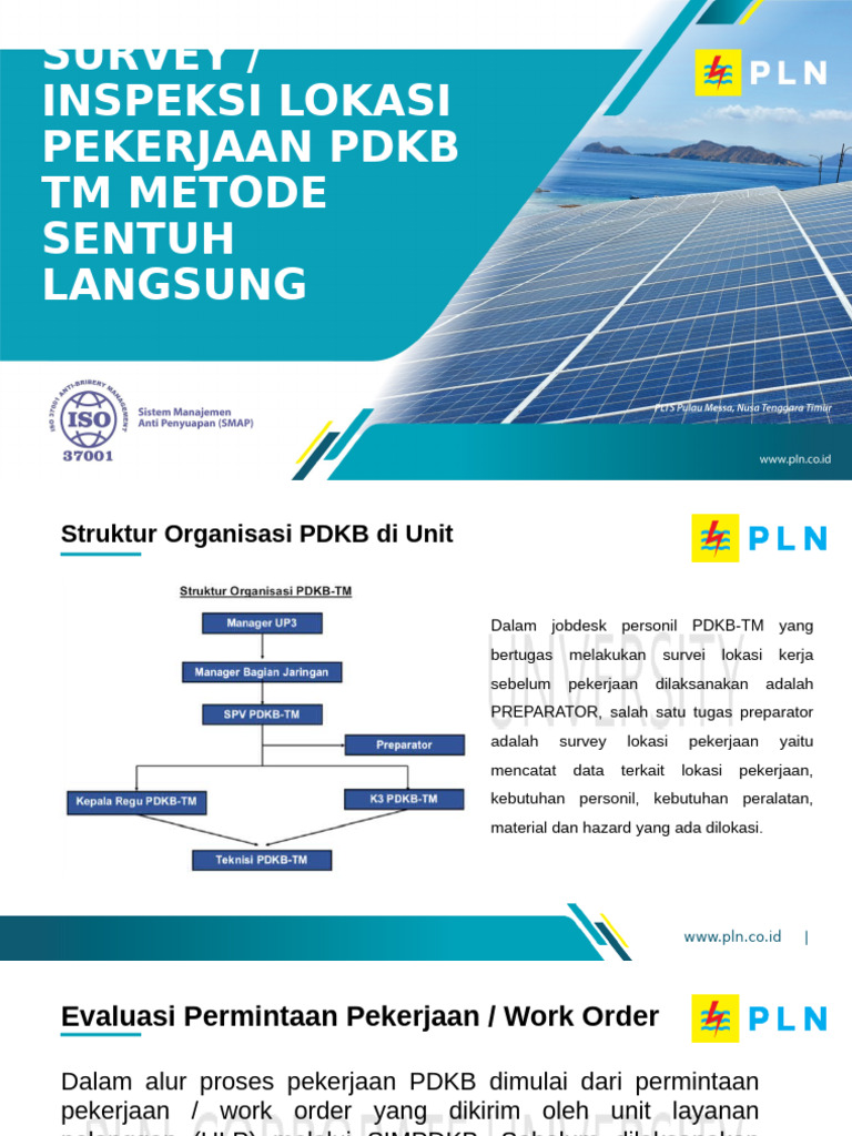 Materi 2 Survey Inspeksi Lokasi Pekerjaan PDKB TM Metode Sentuh ...