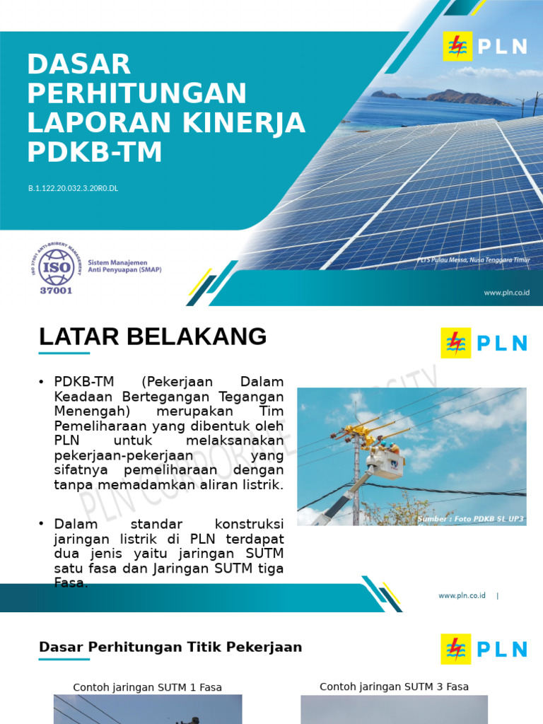 Materi 1 Dasar Perhitungan Laporan Kinerja PDKB-TM | PDF | Teknologi ...