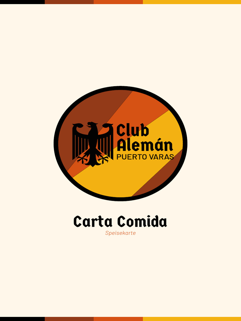 Menú del Club Alemán | PDF | Cilantro | ensalada