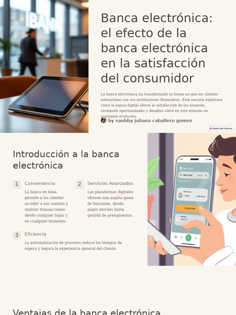 Banca Electronica El Efecto de La Banca Electronica en La Satisfaccion Del Consumidor | PDF ...