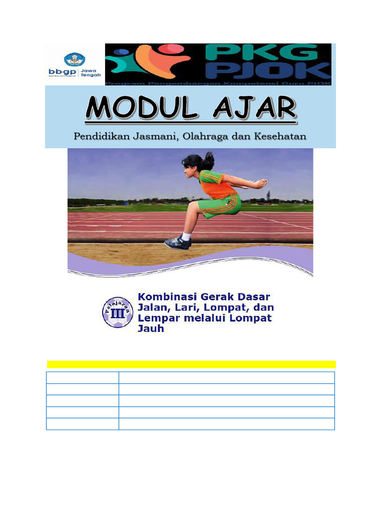 AKSI NYATA DEDI ARJIANTO MODUL AJAR Kombinasi Gerak Dasar Jalan, Lari, Lompat, Dan Lempar ...