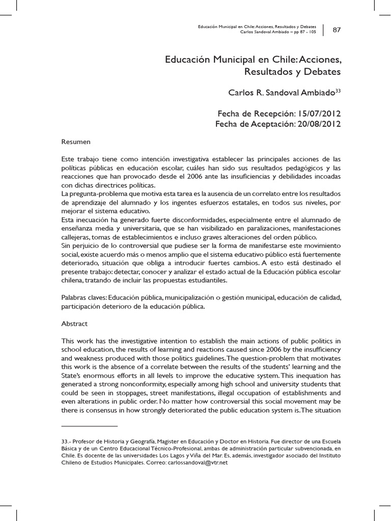 Semantica, Document (95) n6-73-91 | PDF | Chile | Enseñando
