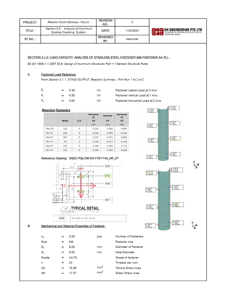 Section 3.1.2 - Cladding Screw | PDF | Screw | Building Engineering