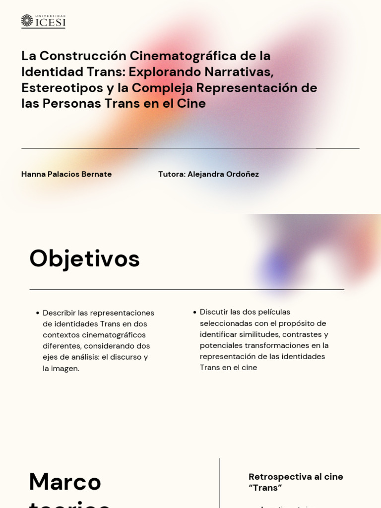 La Construcción Cinematográfica de La Identidad Trans Explorando ...