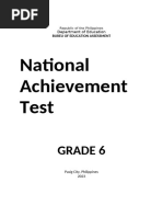 NAT Grade 6 Answer Sheet | PDF