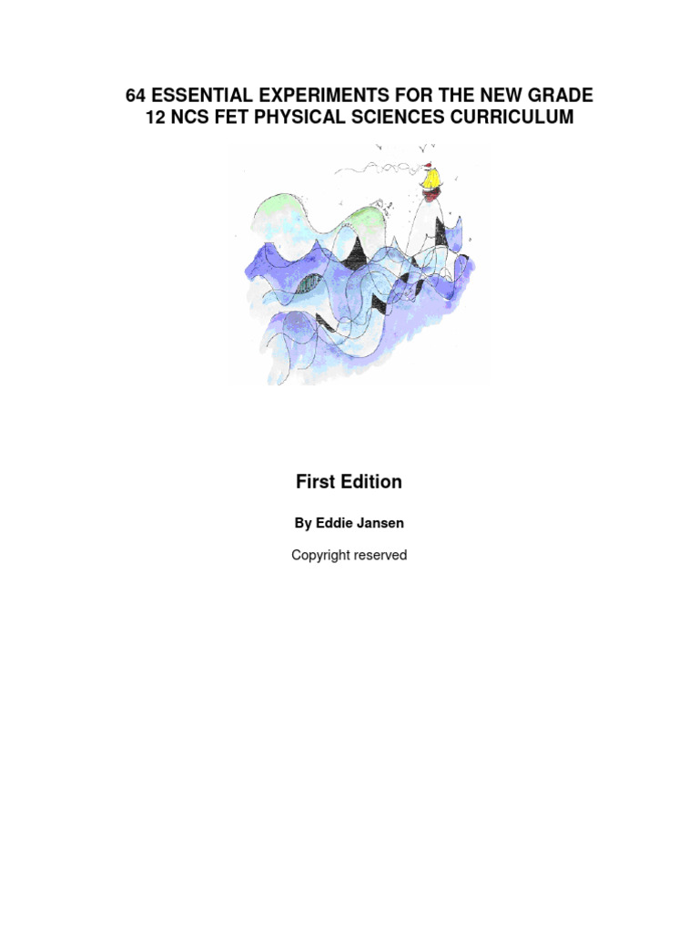 64 Essential Experiments For The NCS FET Grade 12 Physical Science ...