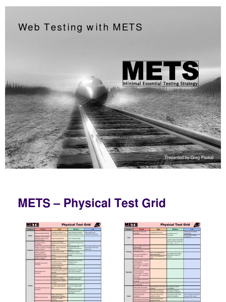 METS Web Testing | PDF | Hyperlink | Web Page