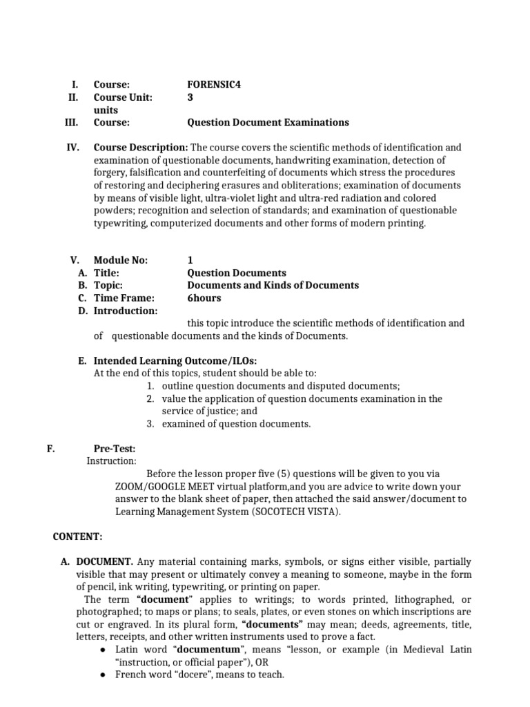 FORENSIC 4 Module 1 8 | PDF | Ultraviolet | Light