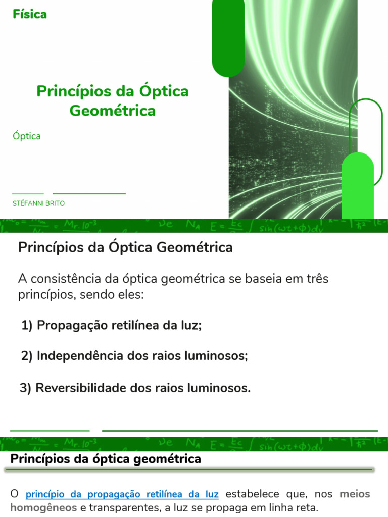 AULA-012 - PRINCIPIOS-DA-OPTICA-GEOMETRICA - Com Respostas | PDF ...