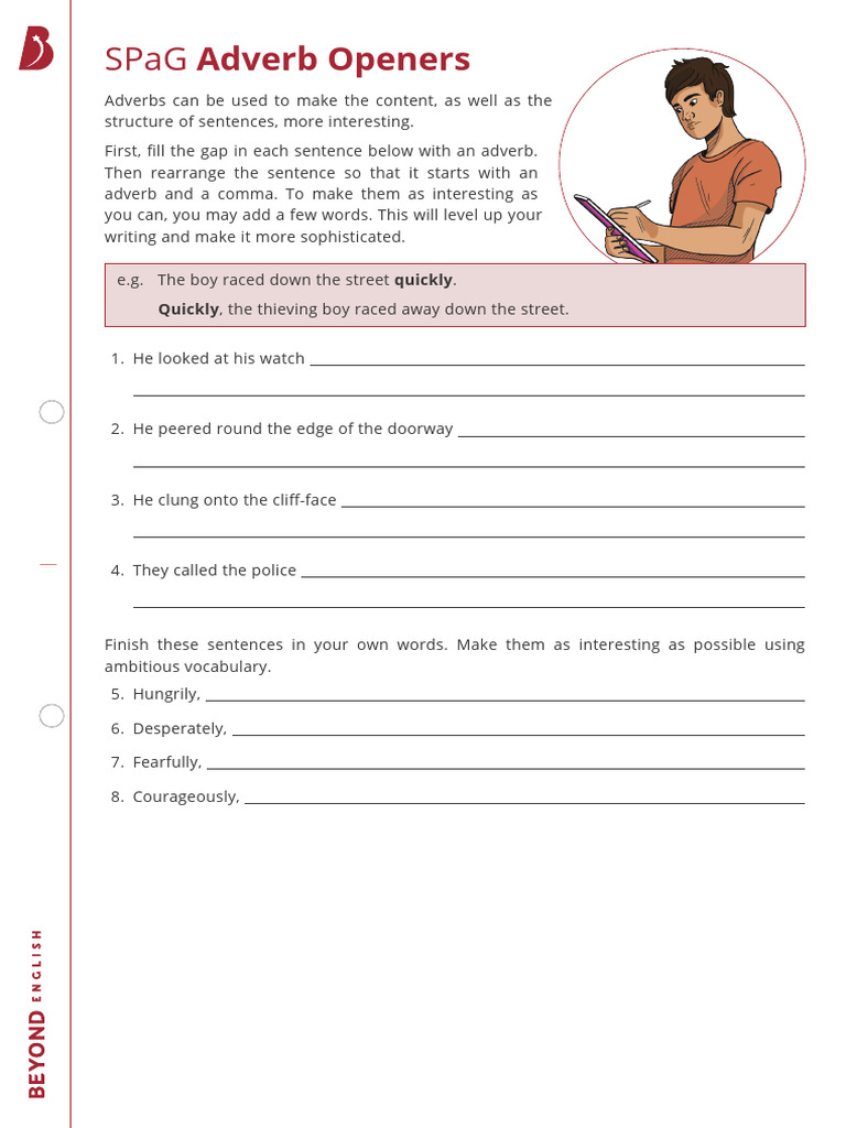 Adverbial Openers for Sentence Variety | PDF