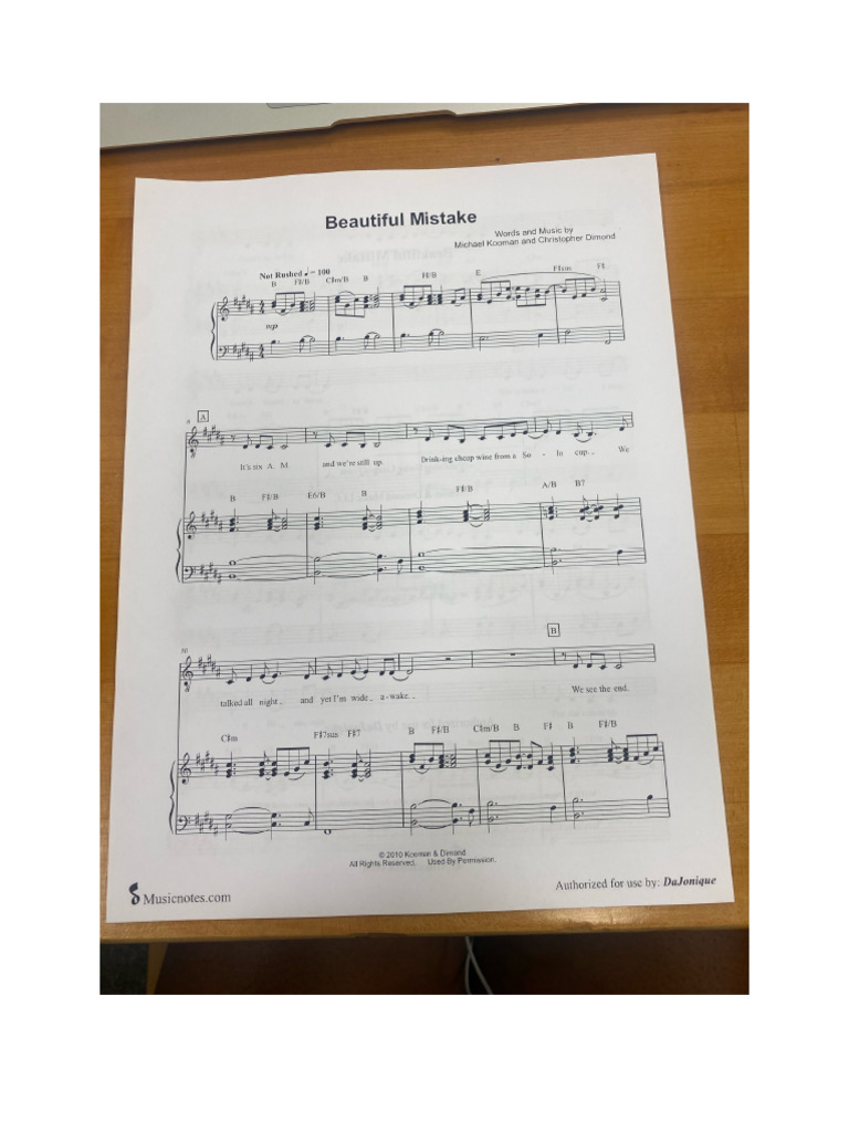 Beautiful Mistake and Ive Got A Crush On You | PDF
