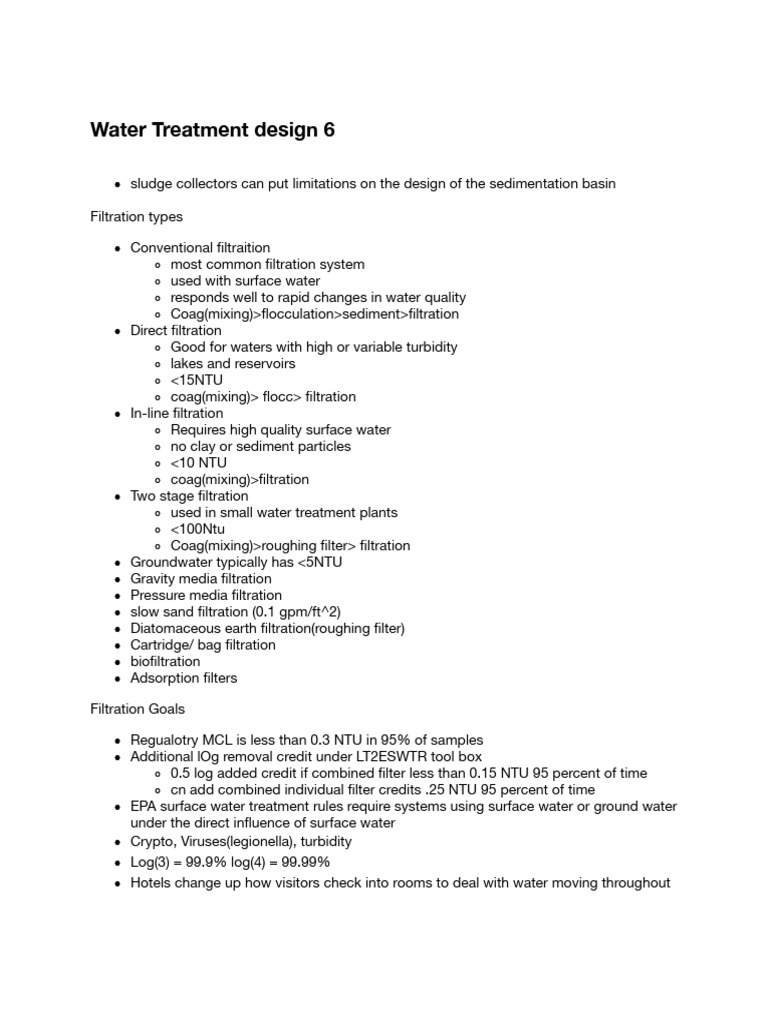 Water treatment design | PDF | Water Purification | Environmental ...
