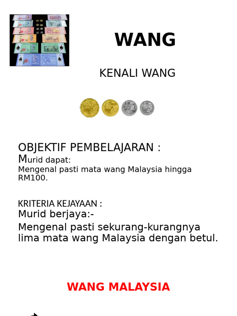 Wang Tahun 2 Kenali Wang | PDF