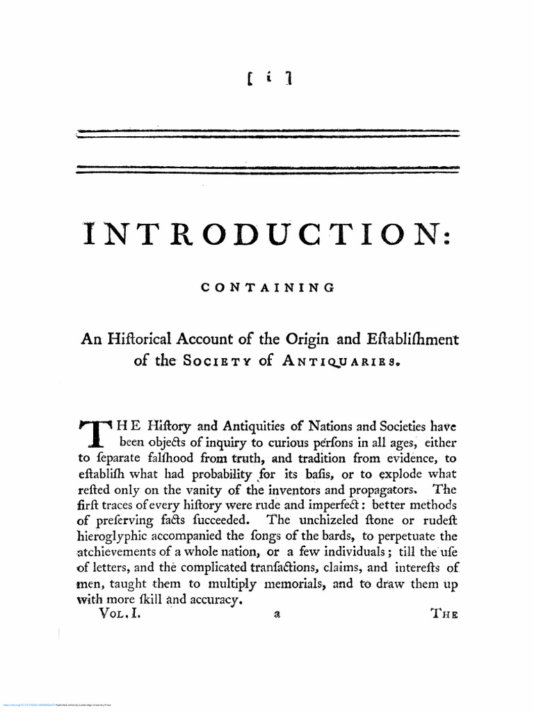 An Historical Account of The Origin and Establishment of The Society of ...